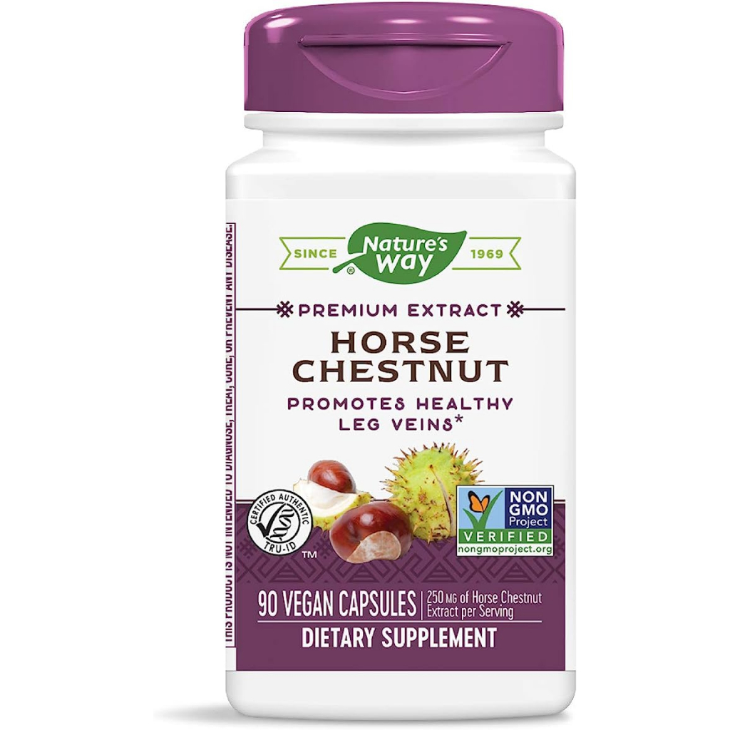 Nature's Way Horse Chestnut 250mg - Pills to support varicose veins in ...
