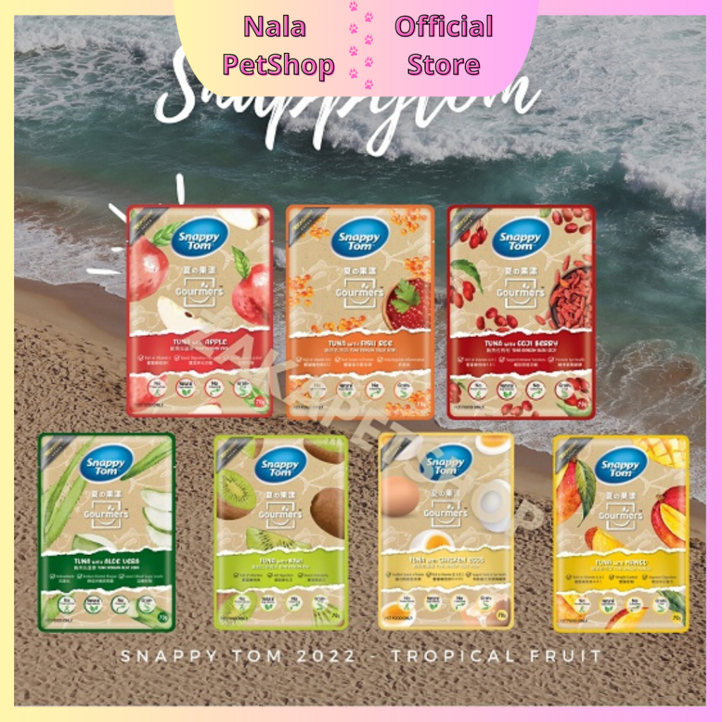 Snappy TOM cat Pate 70g fruit flavor | Shopee Malaysia