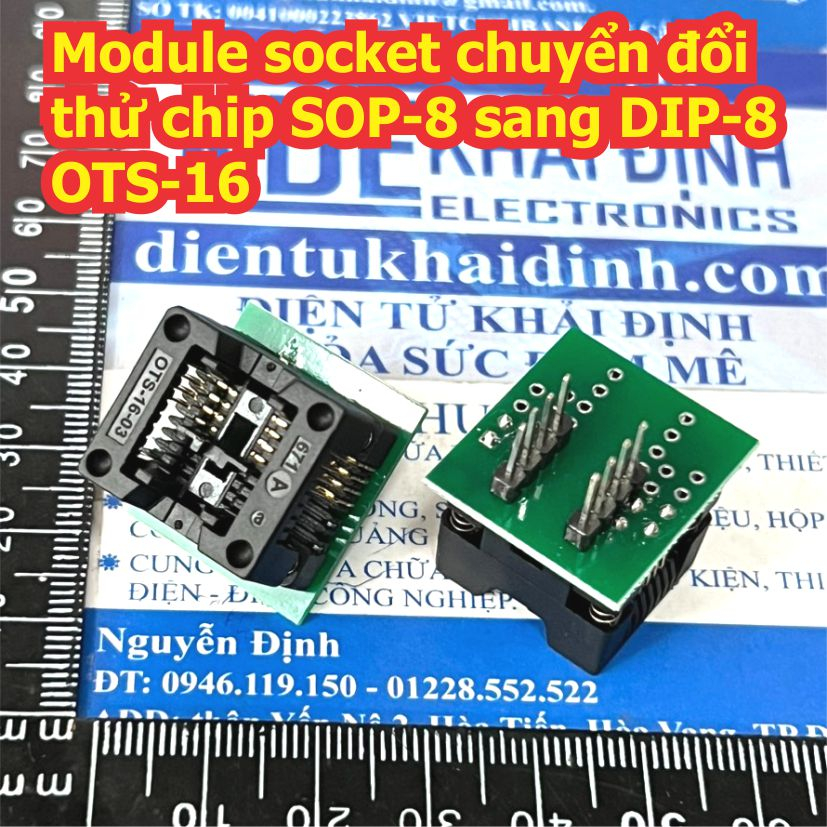 Rom loading dock Module adapter socket to test chip SOP-8 SOP-16 to DIP ...