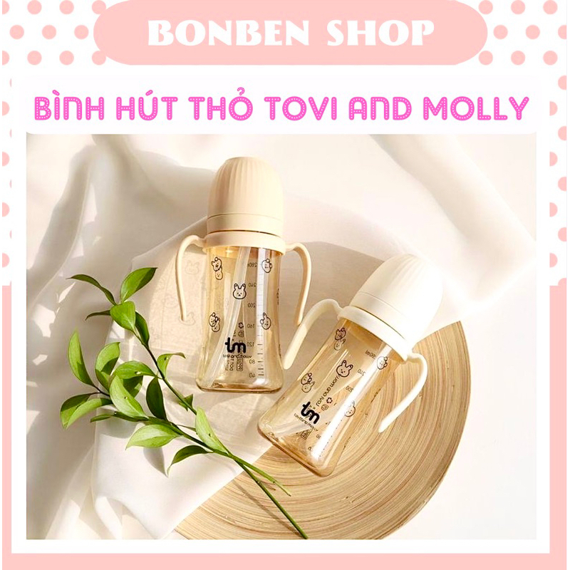 Genuine Korean Tovi and Molly suction bottle, rabbit suction bottle 180ml/280ml | Shopee Malaysia