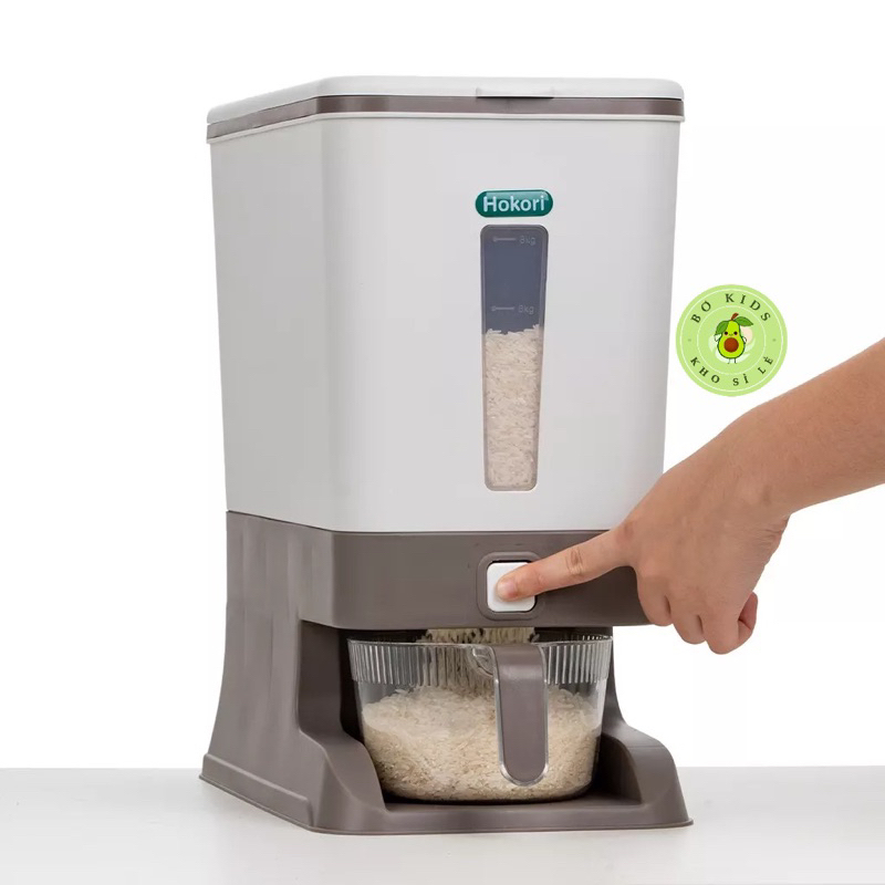 HOKORI Viet Nhat 10kg smart rice box (MS: 5338) - High quality rice box ...