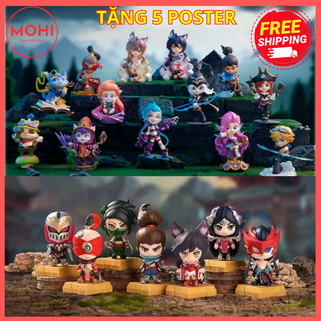 Genuine League of Legends LoL Models: Ahri, Akali, Irelia, Yone, Zed ...