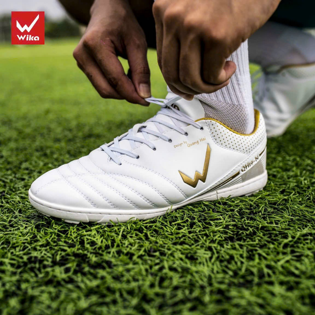 Genuine FOOTBALL SHOES BRAND QUANG HAI WIKA QH19 NEO 2021 (white ...