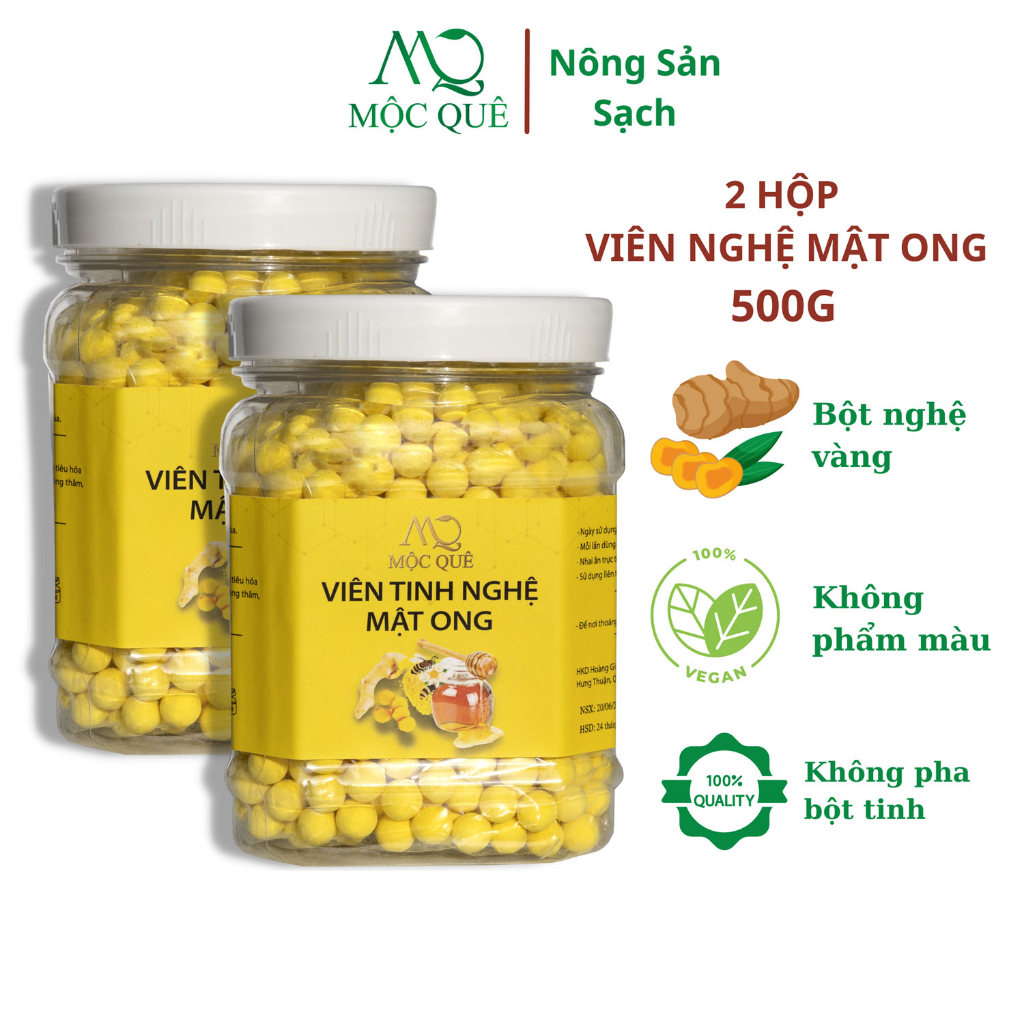 Combo of 2 Turmeric Honey Moc Que Tablets 500g/Box | Shopee Malaysia