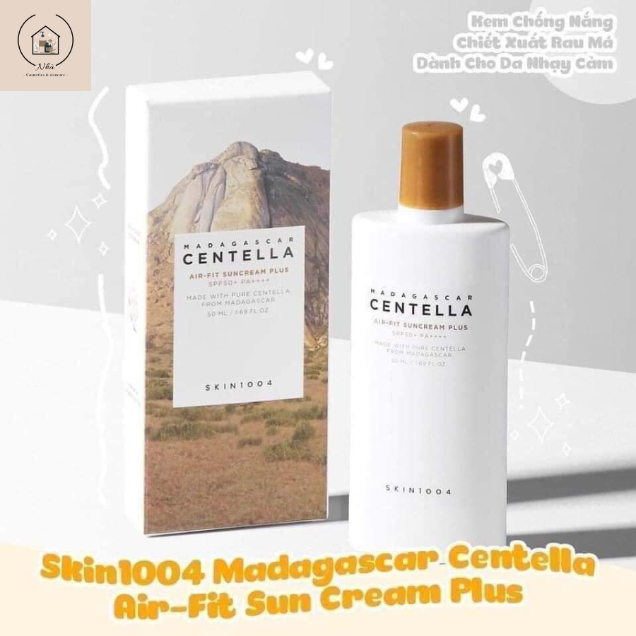 Skin1004 Madagascar Centella Air Fit SunCream Plus SPF50+ PA+++ 50ml ...