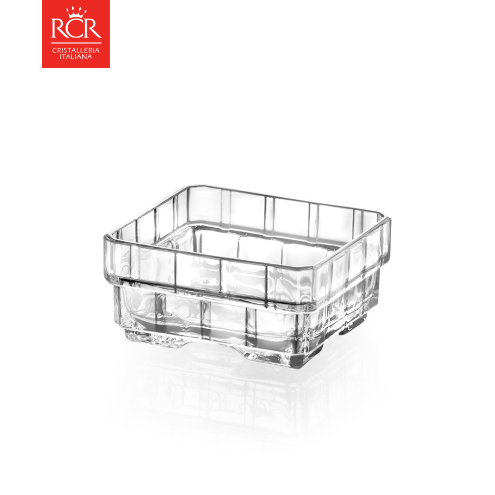 RCR Crystal Stack Italian Lead-Free Crystal Glass Stackable Snack and ...