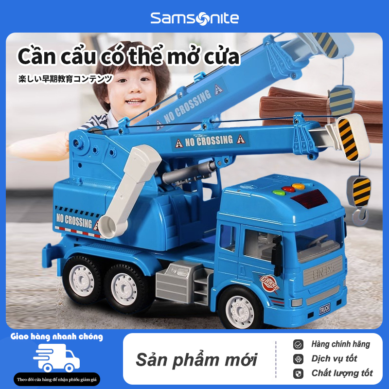 Flywheel engineering crane toy, 360 degree rotating crane, construction ...