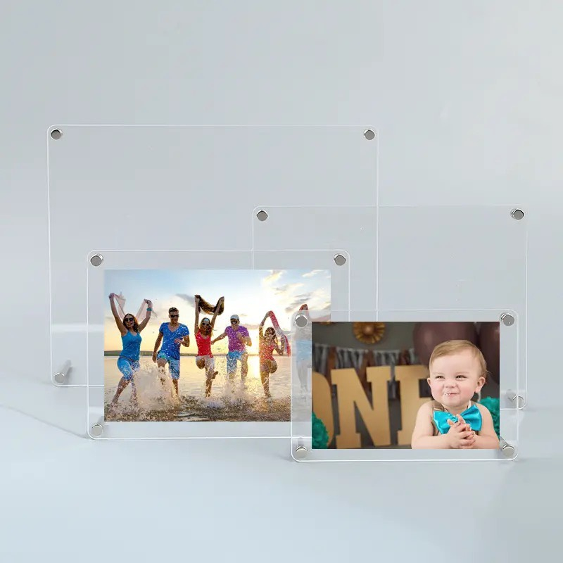 Acrylic tabletop mica photo frame, many sizes. | Shopee Malaysia