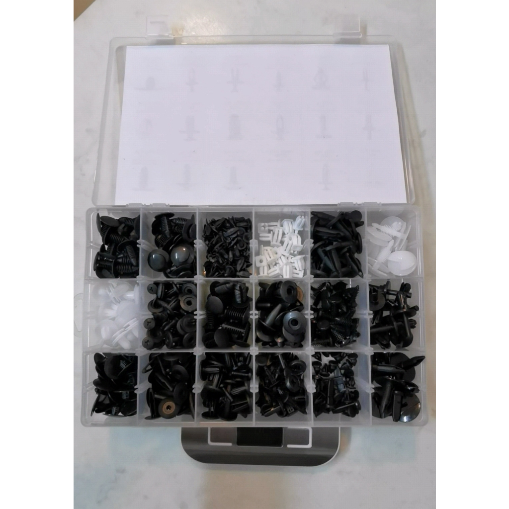 Set of 421 Plastic Rivets and Screws to Fix Car Parts (price for 1 set ...