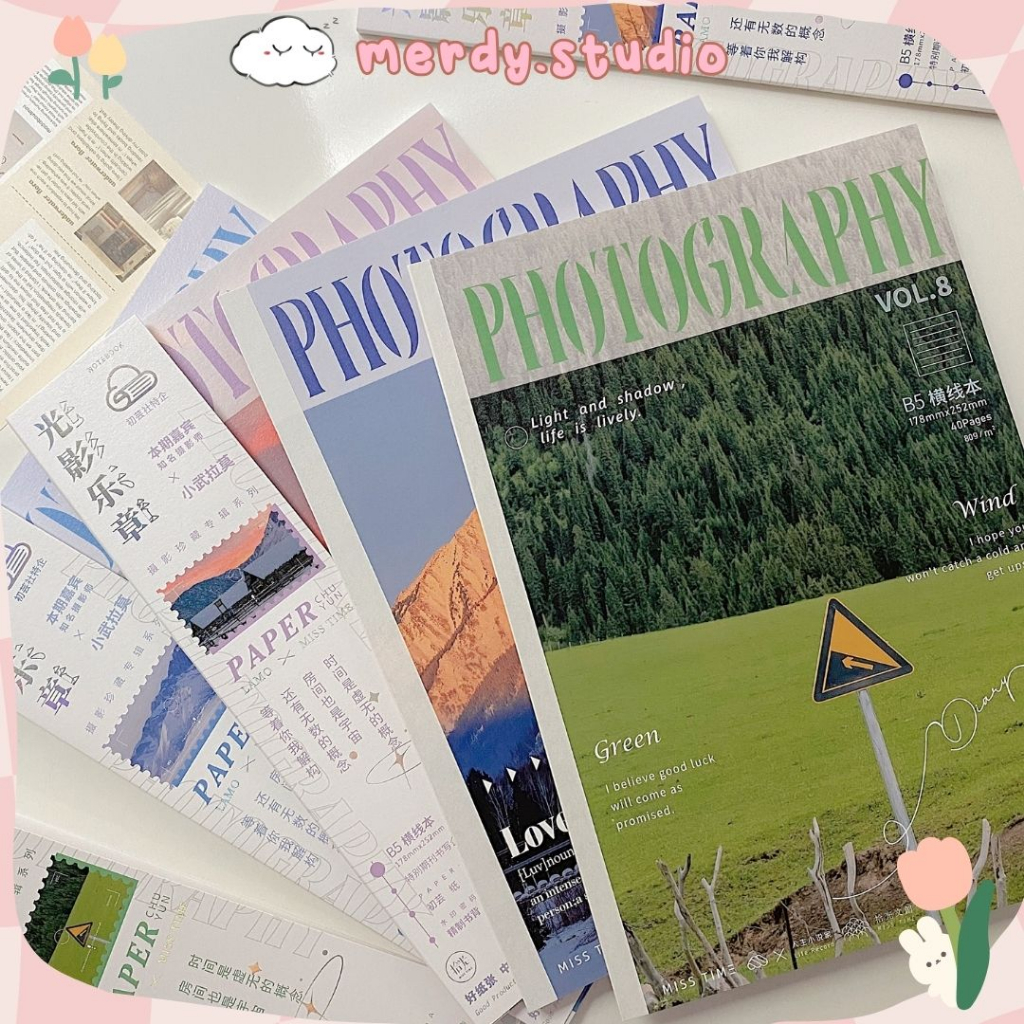 LAMO x Miss Time Photography size B5 notebook set | Shopee Malaysia