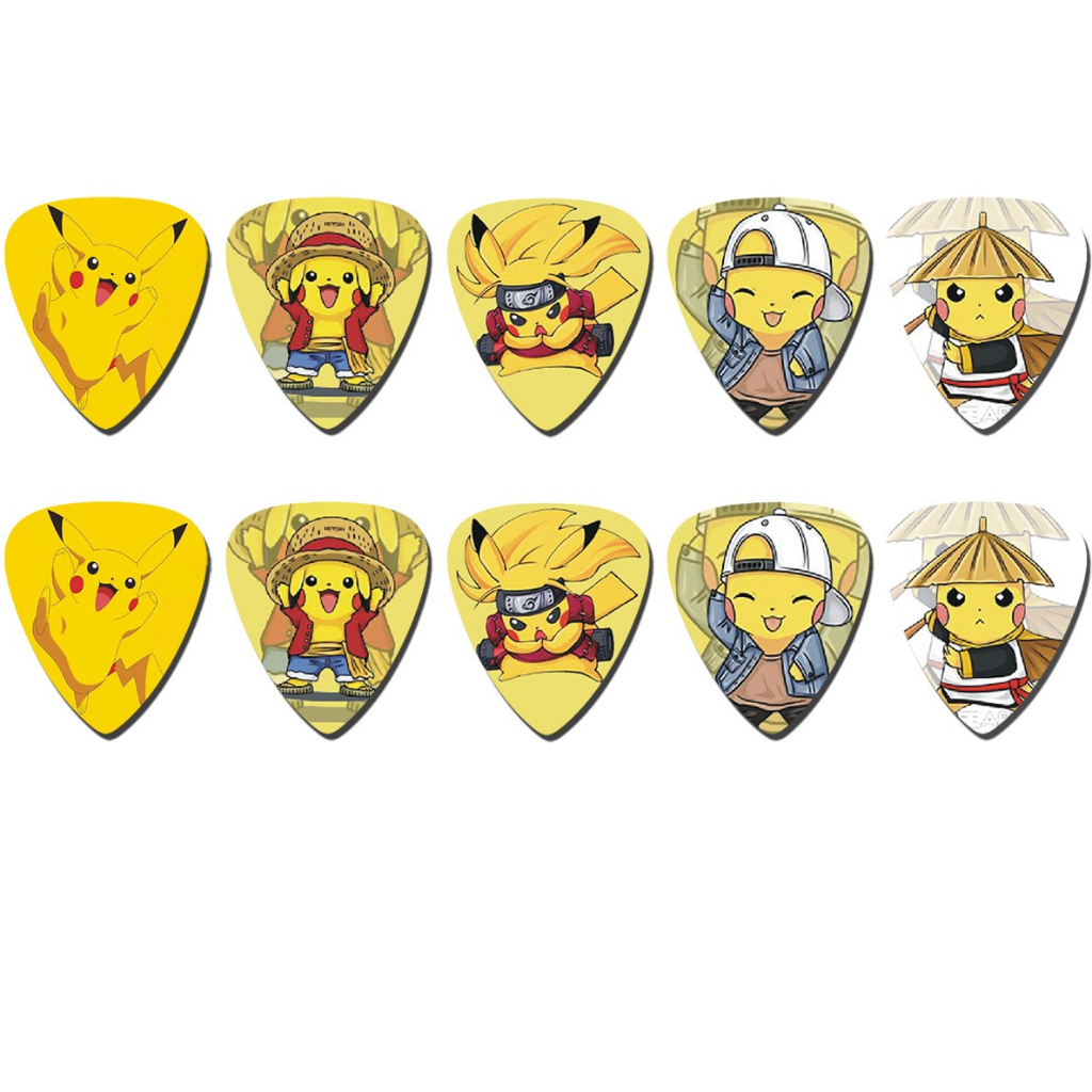 Ukulele guitar picks Flexible guitar picks with cool cartoon shapes ...