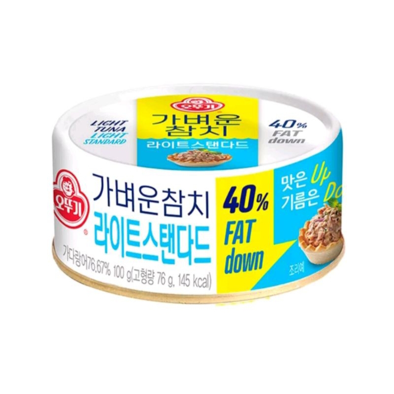 Ottogi Light Standard canned tuna (40%fat down) box 100g | Shopee Malaysia