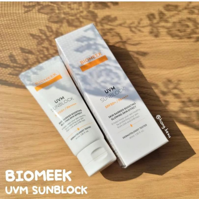 Biomeek UVM Suncream SPF50+ PA++++ 40ml | Shopee Malaysia