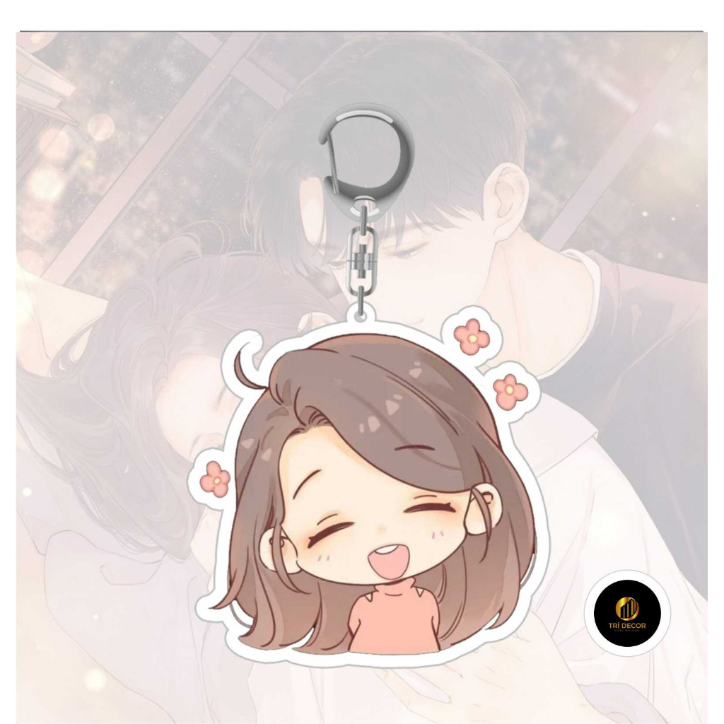 (Mica in acrylic) CUTE and adorable manhua keychain ver CUTE CHIBI ...