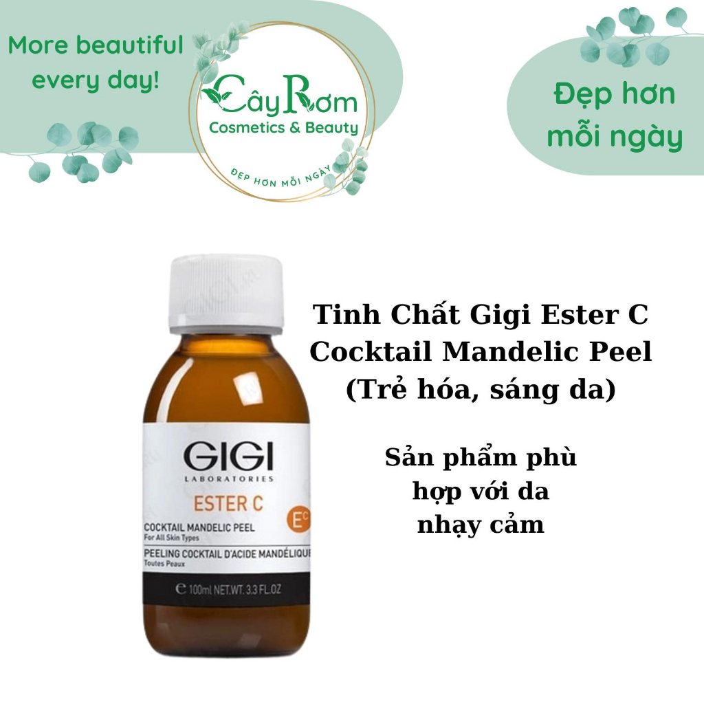 Gigi Ester C Cocktail Mandelic Peel Essence (bottle) Straw Cosmetics ...