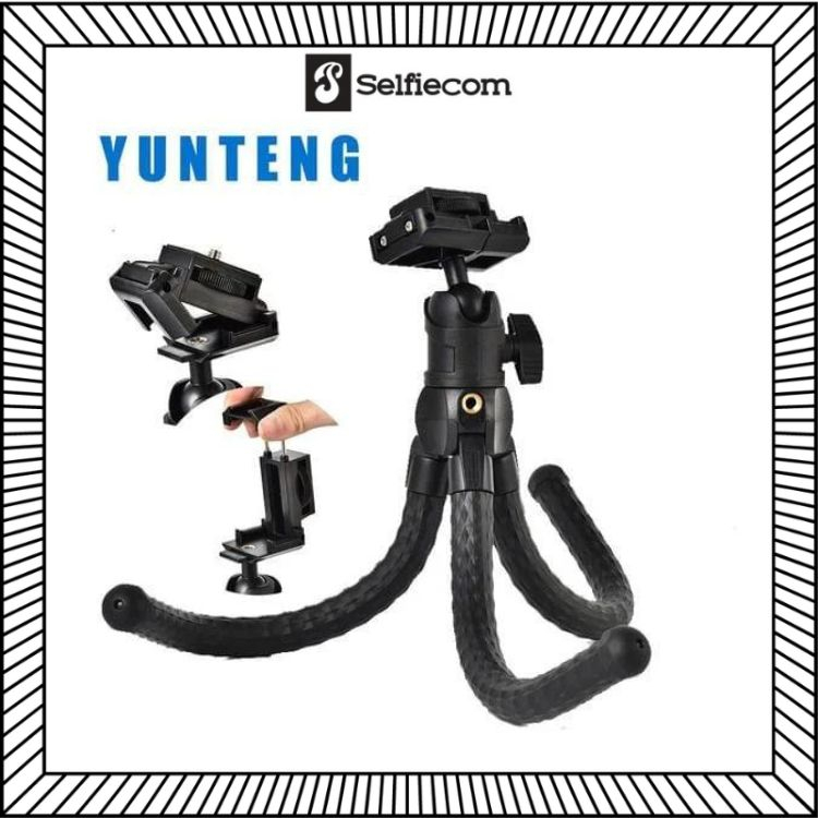 Yunteng Octopus Tripod 3286 - Phone Stand & Flexible Camera, Remote ...