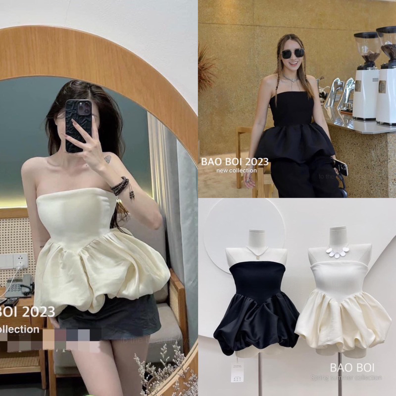 Luxury FLOORABLE PEPLUM TUBE SHIRT A350 | Shopee Malaysia