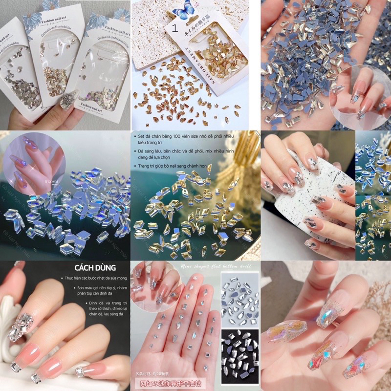 Mini foot stones 100 mixed sizes, small size Pieceg stones | Shopee ...