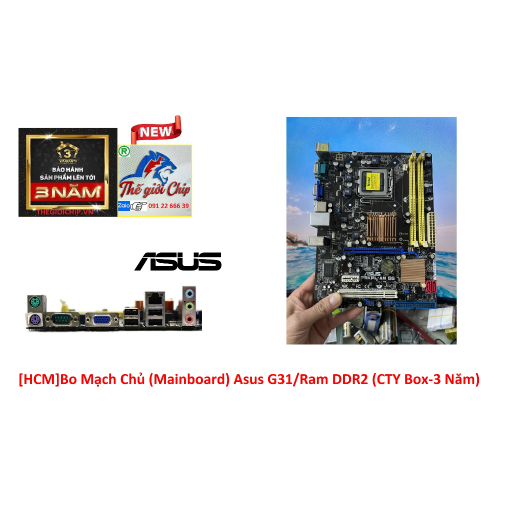[HCM]Asus G31/ram DDR2 Mainboard (CTY Box-3 Years) | Shopee Malaysia