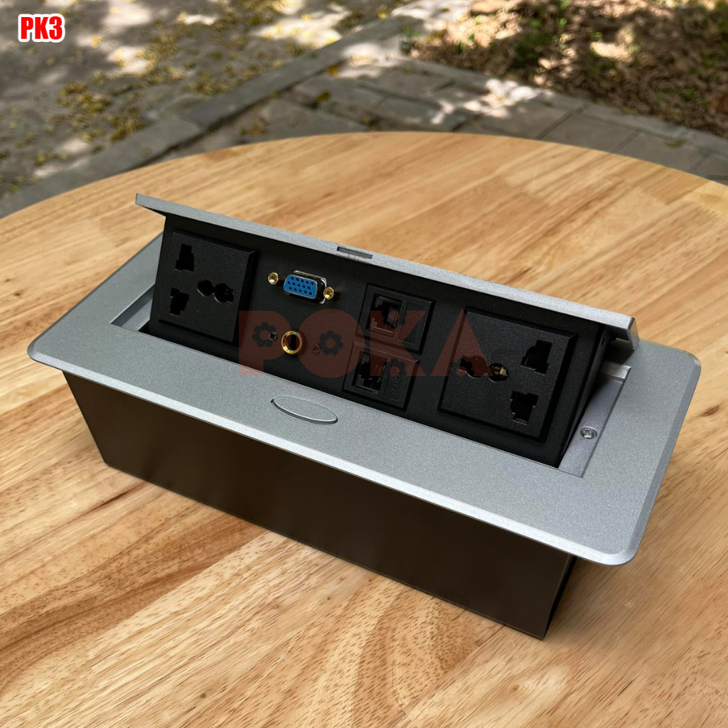 Multi-purpose PK3 under-desk electrical box for office desks | Shopee ...