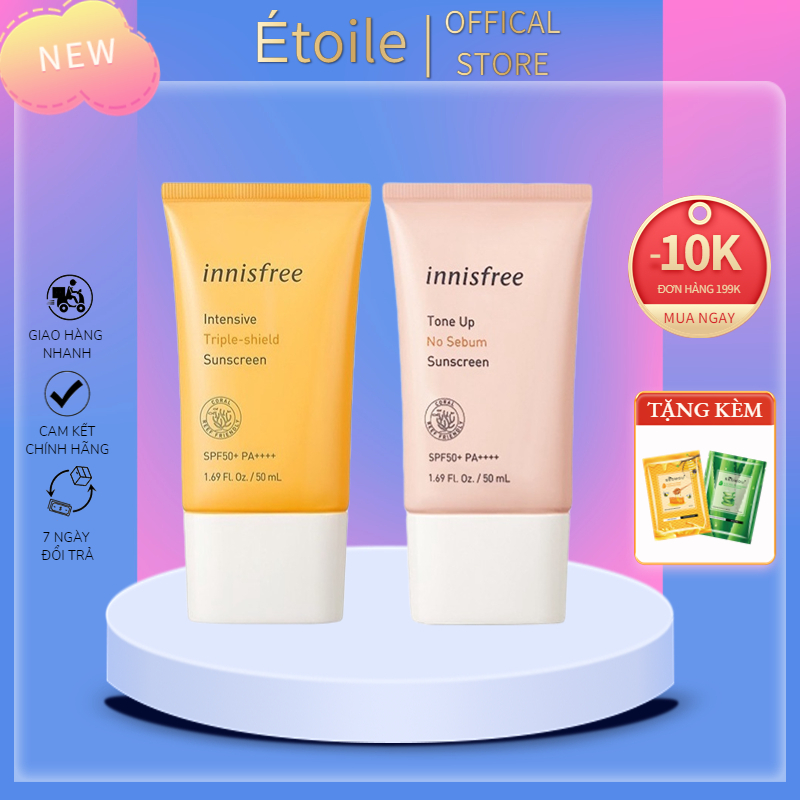 Innisfree sunscreen for oily and sensitive skin 50ml helps nourish the ...