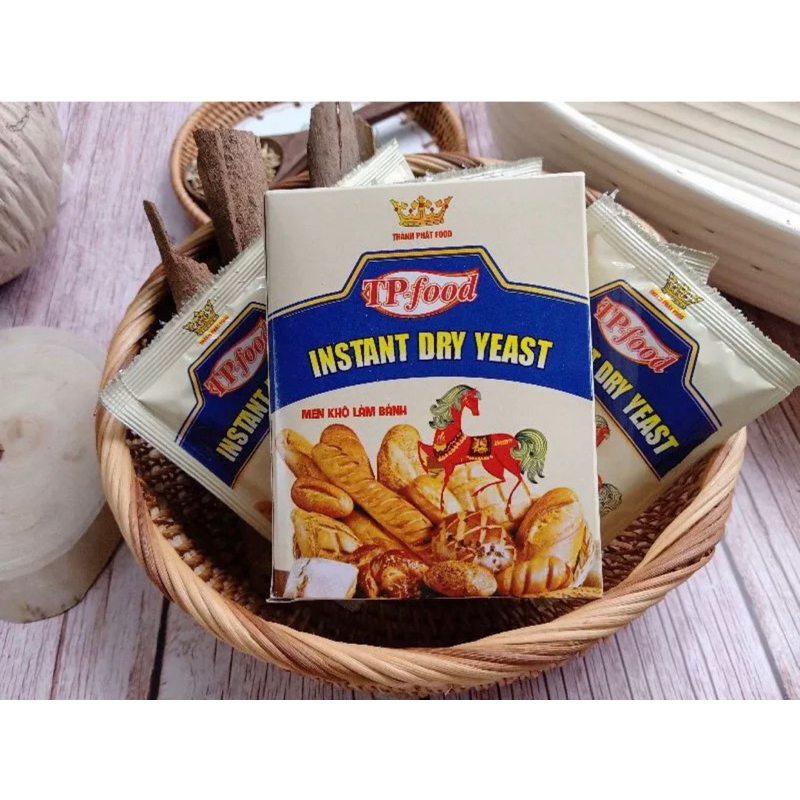 Thanh Phat Bread Baking Dry Yeast Box Of 5 Packs (Pack Of 10g) | Shopee ...