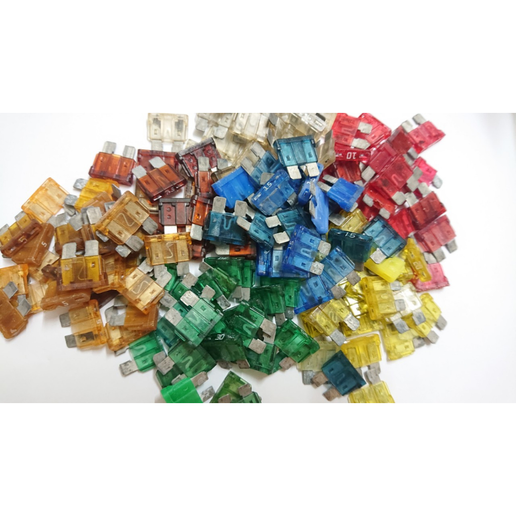 20 large car fuses 5A, 7.5A, 10A,15A,20A, 25A, 30A | Shopee Malaysia
