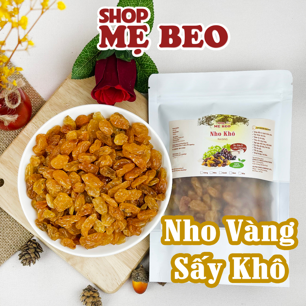 Sugar-free Dried Yellow Grapes with Natural Flavor (Strong Grape Yeast ...