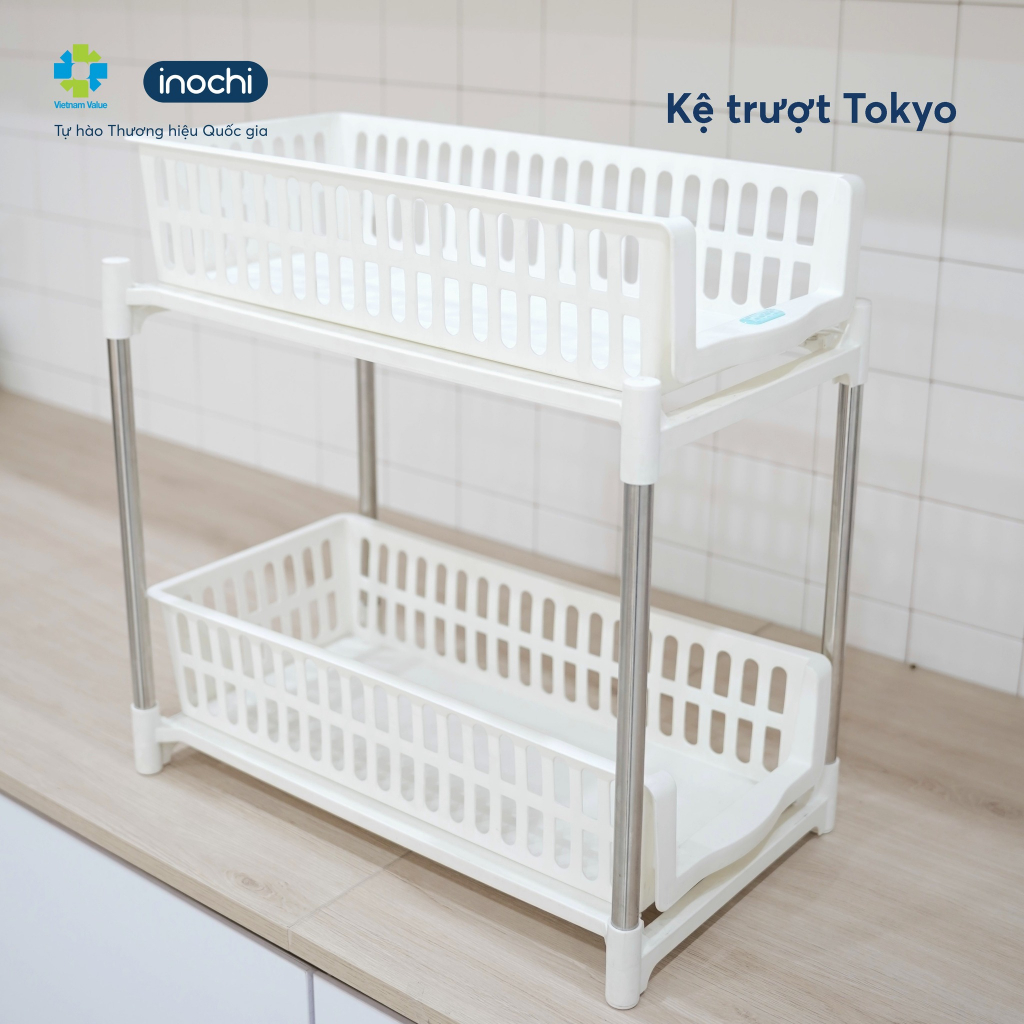 Tokyo Inochi Sliding Shelf Kitchen spice rack Smart and convenient ...