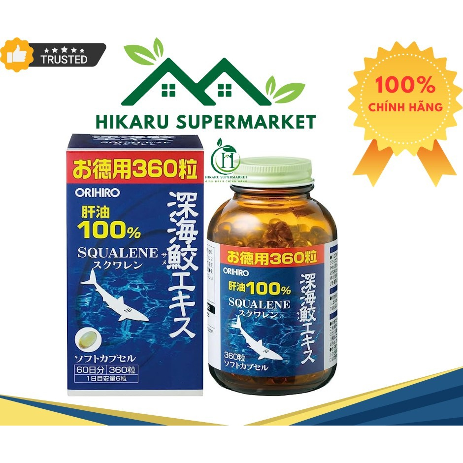 Squalene Orihino shark cartilage oral tablet 360 tablets help reduce ...