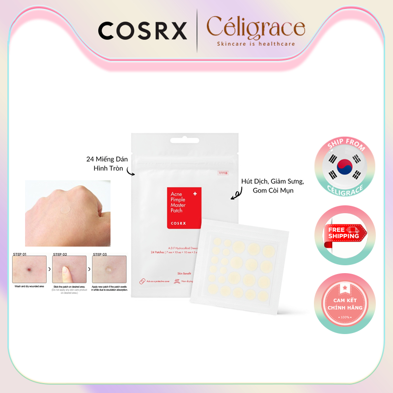 Cosrx Acne Pimple Master Patch 24 Pieces (Red) | Shopee Malaysia