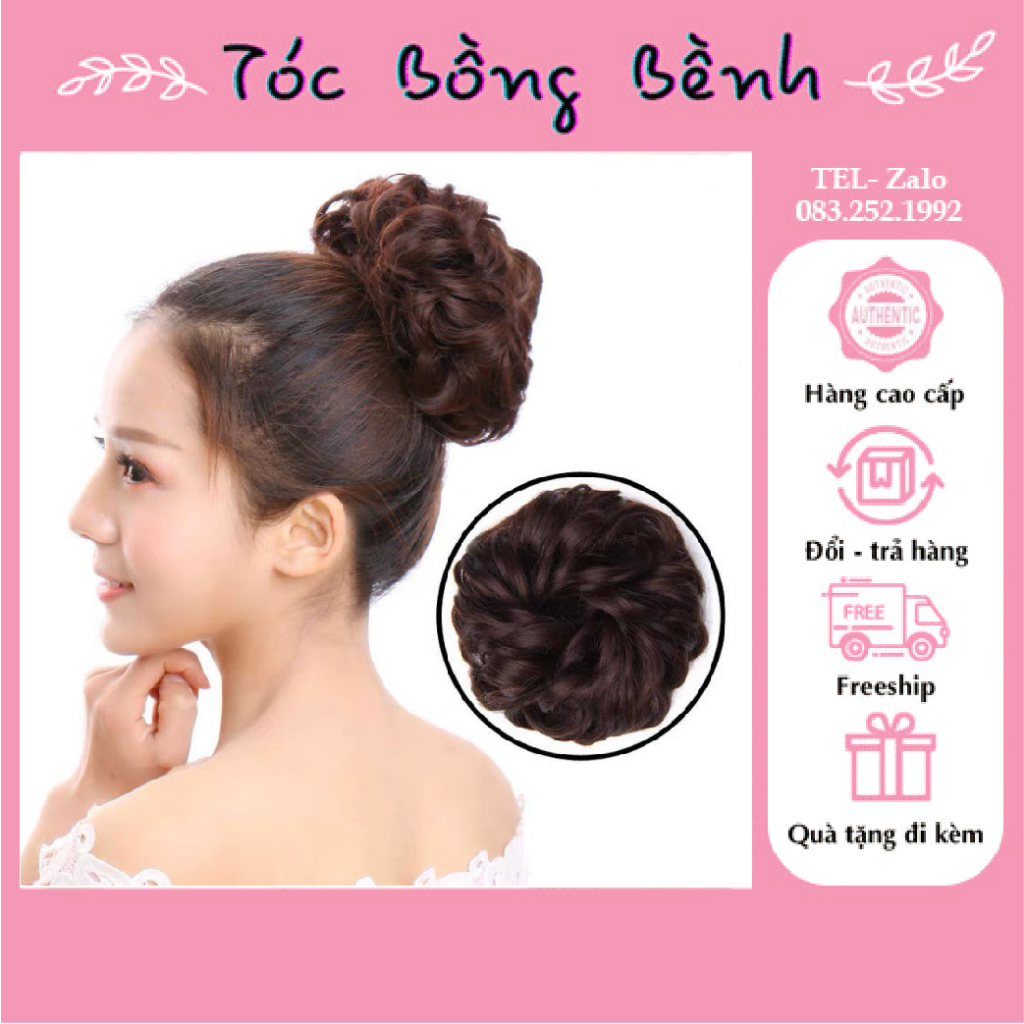 Tocbongbenh Premium Elastic Curly Wig Bun | Shopee Malaysia