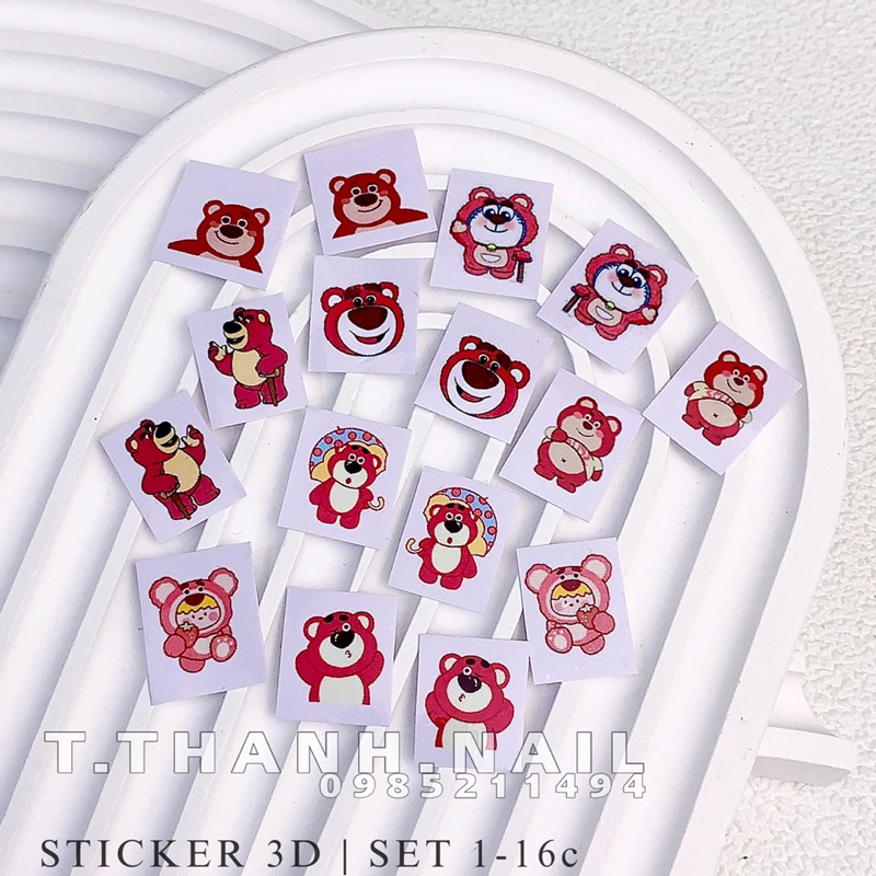 New 3D printed Sticker Set | Shopee Malaysia