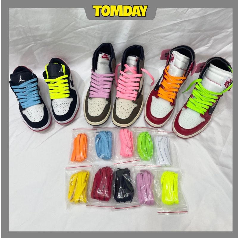 Jordan Shoe Laces in all colors, 160cm high, 120cm low collar | Shopee ...