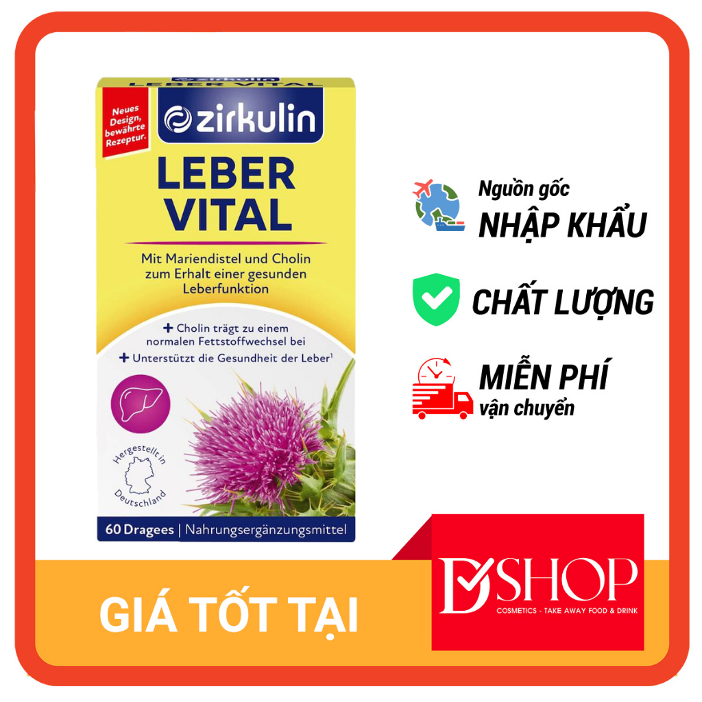 Liver Detoxifying Tablets, Liver Function Enhancement Leber vital (Box 60v) | Shopee Malaysia