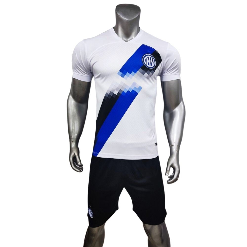 White Inter Milan Football Club Clothes 2024 White With Number Printed ...