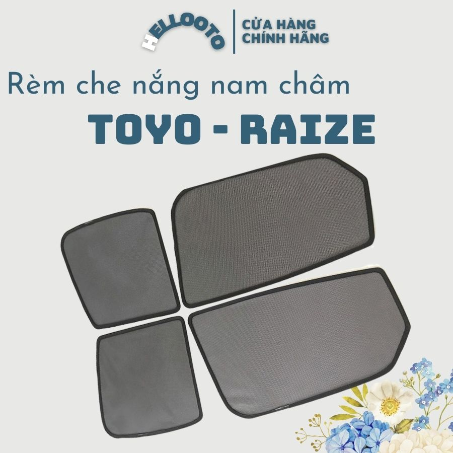 Magnetic Sun Shades for Toyota Raize 2021 2022 2023 2024 - Set of 4 ...