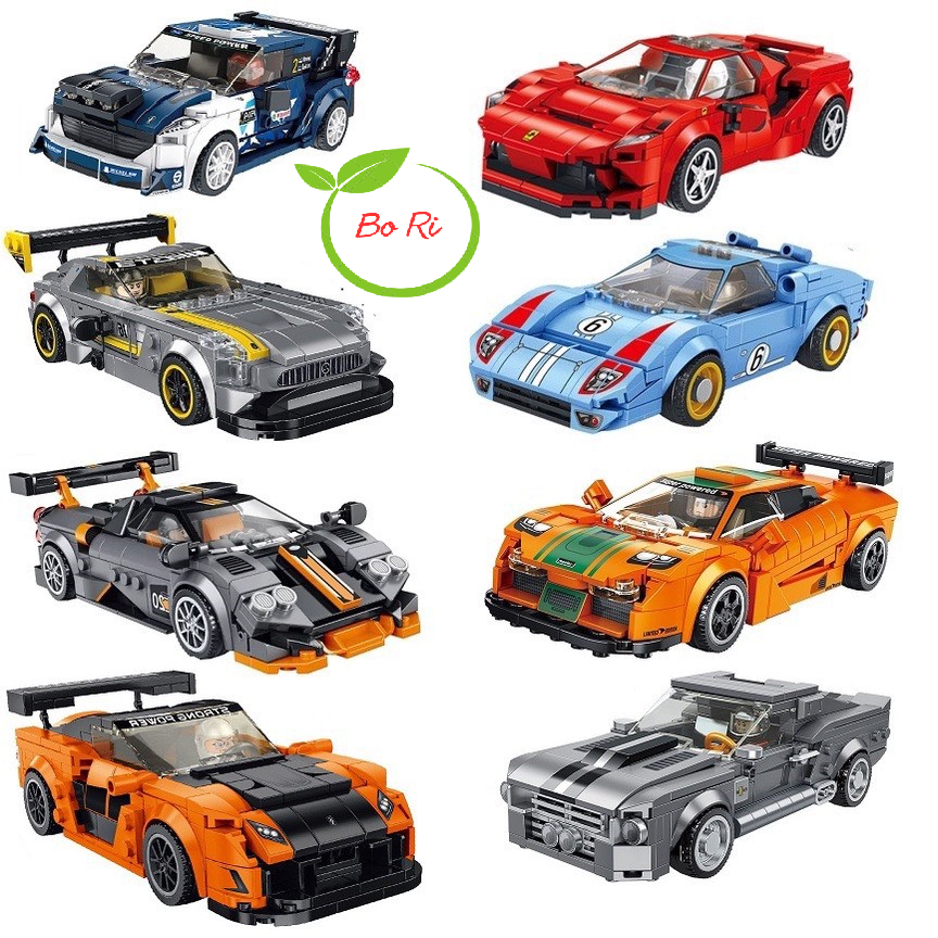 Panlos Brick Racing Car building block assembly toy set with many ...