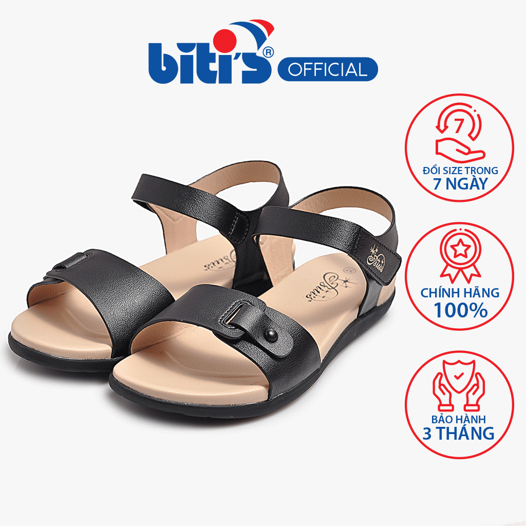 Biti's BRW Women's Rubber Sandal000288Den (Black) | Shopee Malaysia