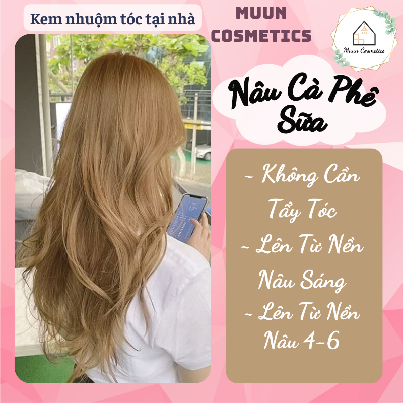 OXY Milk Coffee Brown Hair Dye (Includes Oxygen + Hair Cap + Gloves ...
