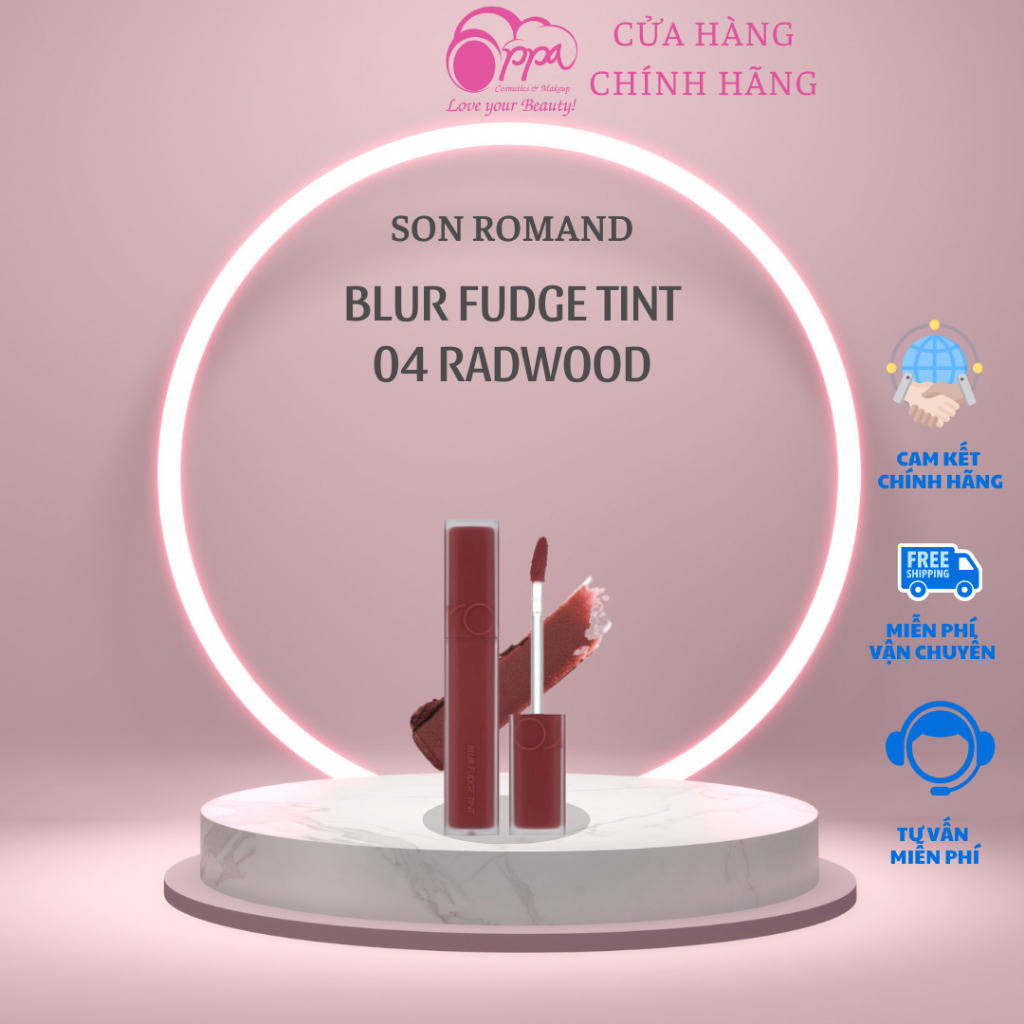 Romand Blur Fudge Tint Lipgloss 5g (04 Radwood, 03 Musky) | Shopee Malaysia