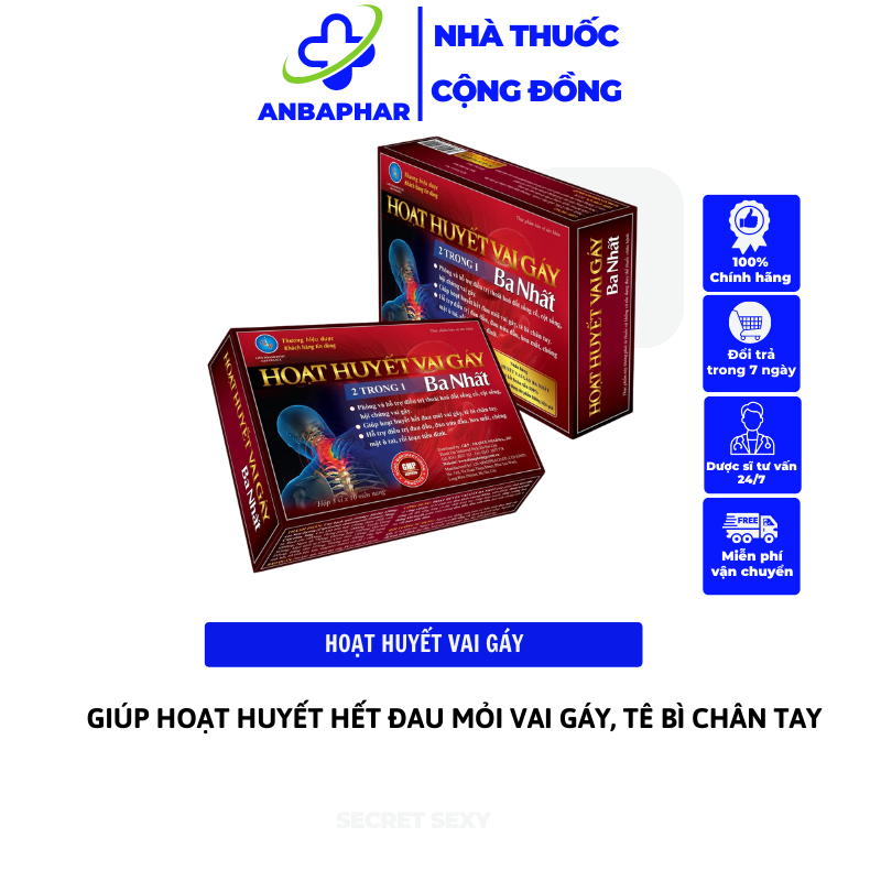 Ba Nhat Blood Shoulder And Nape Activities - Helps Relieve Headaches ...