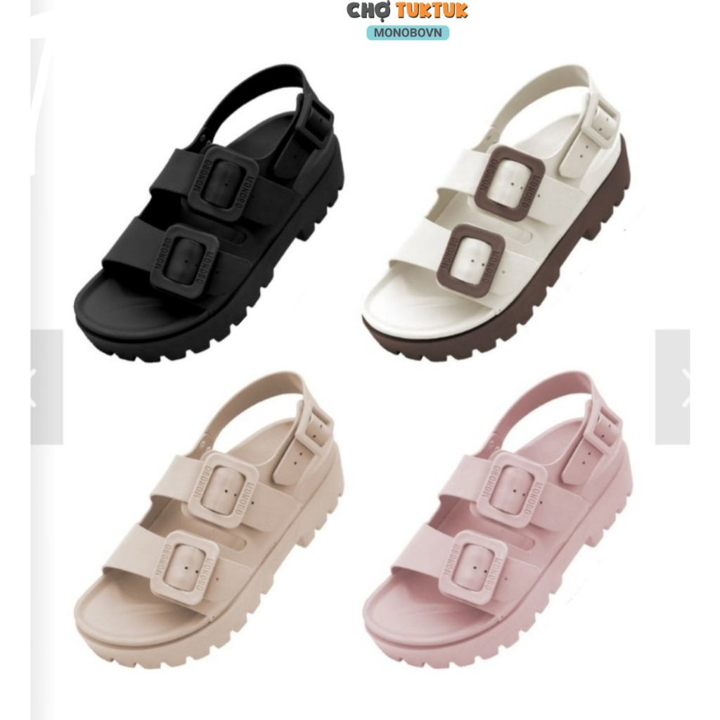 Monobo Jello 2 Sandal high heel rubber Thai Sandal | Shopee Malaysia