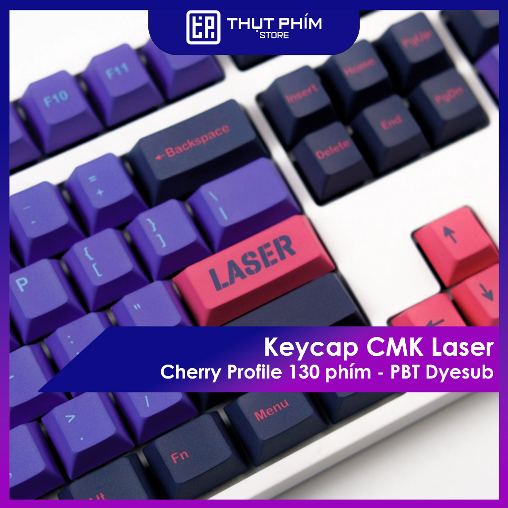Cmk Laser Keycap (Cherry profile/130 keys/PBT Dyesub) – Key Enema Store ...