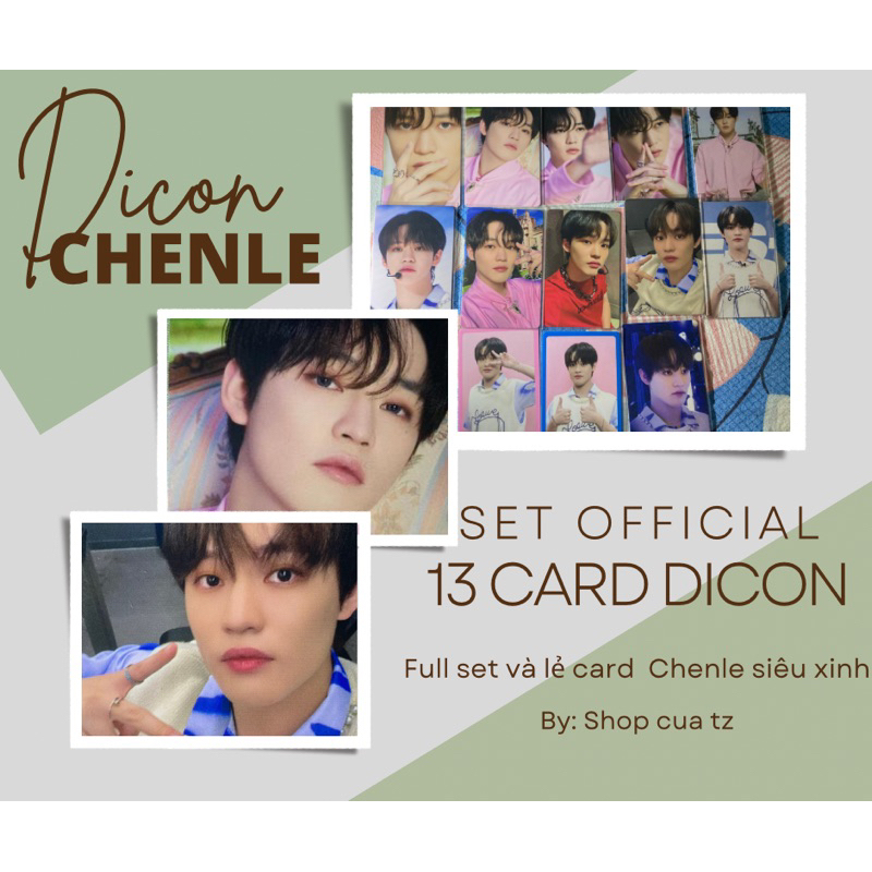 [ Official ] Dicon Chenle card (full set and odd cards) | Shopee Malaysia