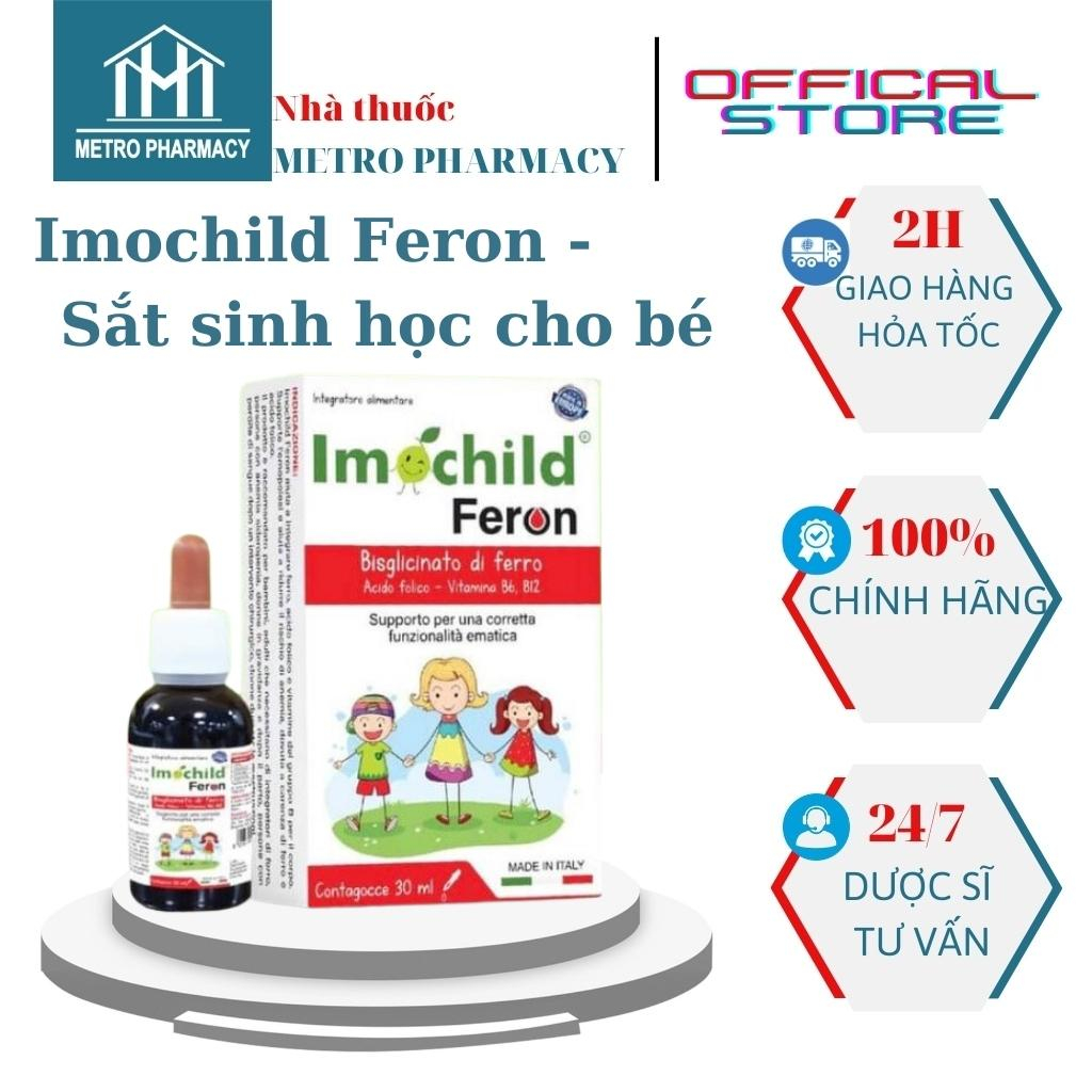Imochild Feron-Bisglycinate organic iron drops-Imported from Italy-High ...