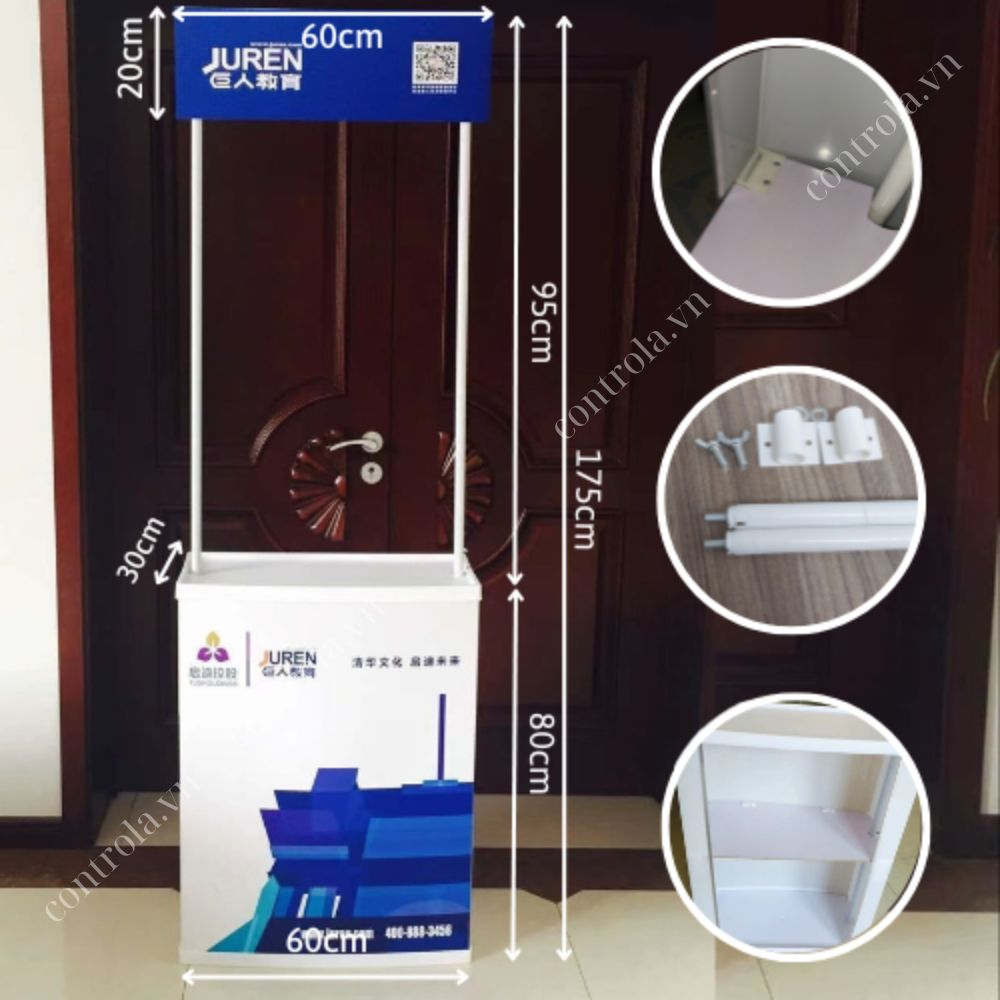 60cm Wide Plastic sampling Boots 175cm High In Portable Plastic Bar ...