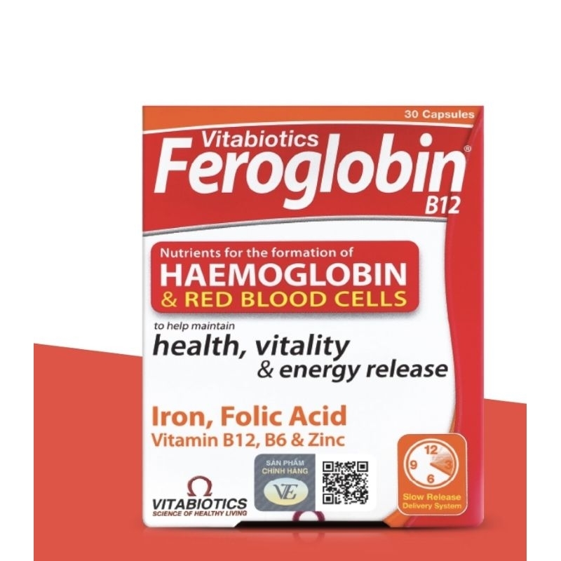 Vitabiotis Feroglobin Blood Tonic Tablets Box Of 30 Tablets | Shopee ...