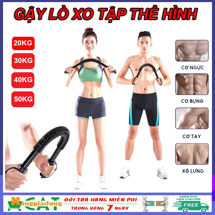 XO Arm Muscle Training Stick, 20kg Resistance Spring Stick, 30kg, 40kg ...