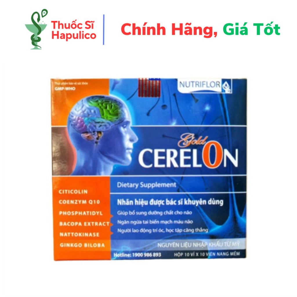Cerelon Gold brain supplement helps stimulate blood circulation ...